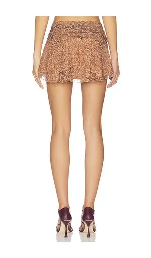GUIZIO Eda Mini Skirt - Leopard