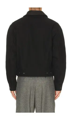 NILI LOTAN Donatello Jacket With Leather Trim
