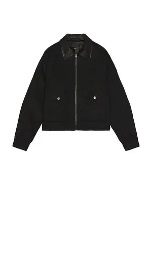 NILI LOTAN Donatello Jacket With Leather Trim