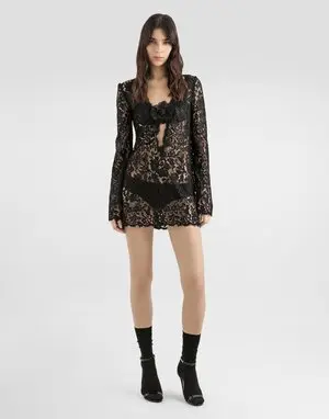 Dolce & Gabbana Short Cordonetto Lace Dress