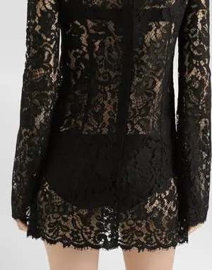 Dolce & Gabbana Short Cordonetto Lace Dress