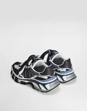 Dolce & Gabbana Dg Country Road Denim Sneakers - Blue