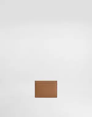 Dolce & Gabbana Woven Dg Logo Card Holder - Brown