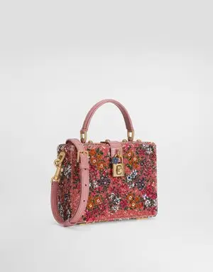 Dolce & Gabbana Dolce Box Sequin Handbag