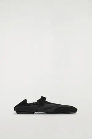 Cos Suede-nylon Mary-jane Sneakers