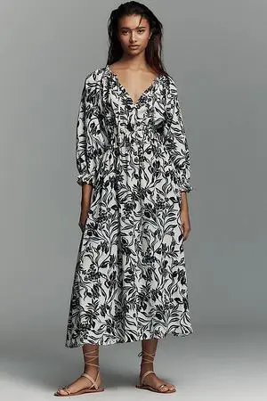 Rails Matia Midi Dress - Black Pattern