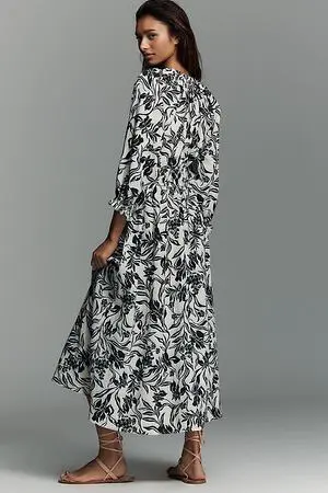 Rails Matia Midi Dress - Black Pattern