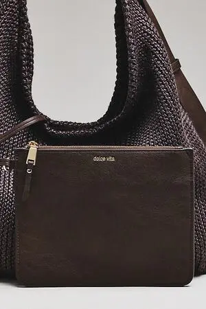 Dolce Vita Miriel Raffia Tote Bag