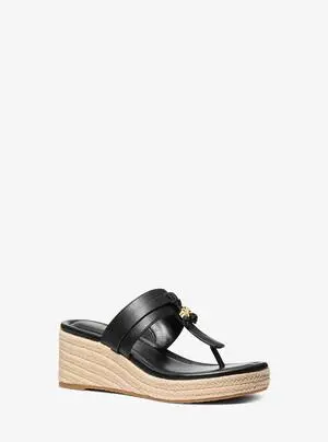 Michael Kors Zoe Wedge Sandal - Black