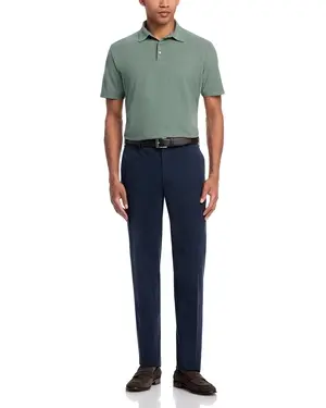 SLOWEAR Incotex Royal Batavia Regular Fit Stretch Cotton Pants - Navy