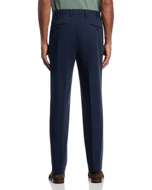 SLOWEAR Incotex Royal Batavia Regular Fit Stretch Cotton Pants - Navy