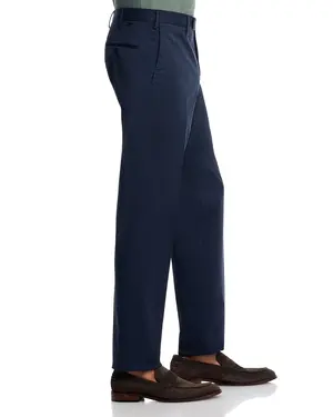 SLOWEAR Incotex Royal Batavia Regular Fit Stretch Cotton Pants - Navy