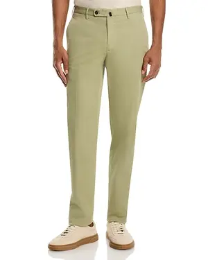 SLOWEAR Incotex Royal Batavia Regular Fit Stretch Cotton Pants - Sage