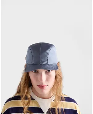 Prada Re-nylon Baseball Cap - Blue