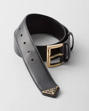 Prada Leather Belt - Black