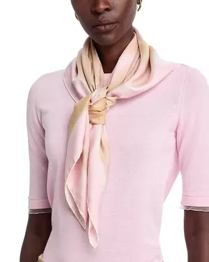 Fabiana Filippi Square Silk Scarf - Pink