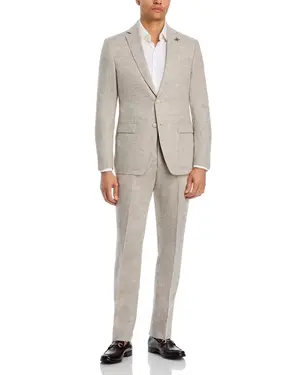 John Varvatos Melange Linen Suit Jacket