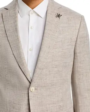 John Varvatos Melange Linen Suit Jacket