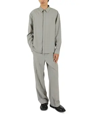 KROST Jordan Wool Plaid Shirt - Gray