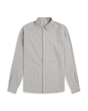 KROST Jordan Wool Plaid Shirt - Gray