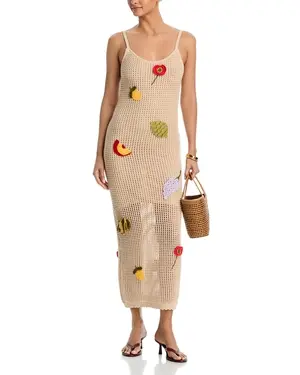 Aqua Sleeveless Knit Dress