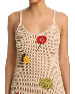 Aqua Sleeveless Knit Dress