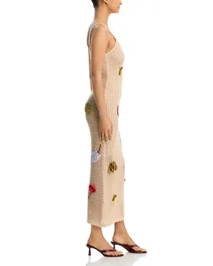 Aqua Sleeveless Knit Dress