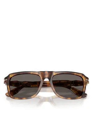 Persol 55mm Rectangular Sunglasses