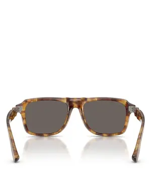 Persol 55mm Rectangular Sunglasses