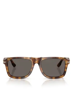 Persol 55mm Rectangular Sunglasses
