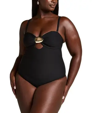 Hunkemoller Cabo Shaping Bathing Suit - Black