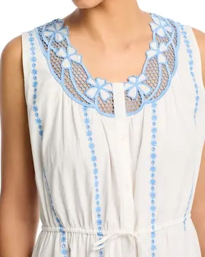 Rails Lorina Embroidered Dress - White