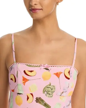 Aqua Printed Mini Dress