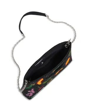 Aqua X Lsa Beaded Clutch