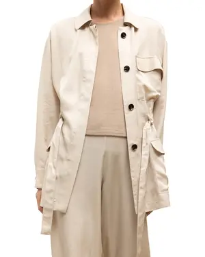 LESET Kim Drawstring Jacket - Sahara