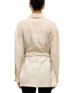 LESET Kim Drawstring Jacket - Sahara