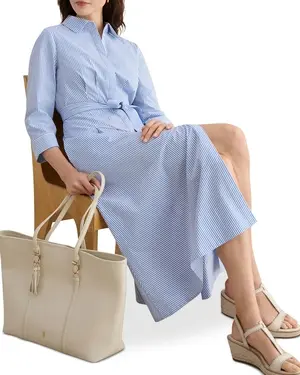 HOBBS LONDON Stripe Shirtdress
