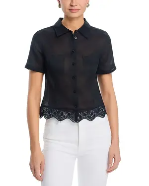 Frame Embroidered Shirts For Women
