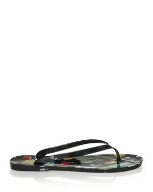 Aqua X Lisa Saya Gah Clrac Flip Flops Exclusive - Black Multi