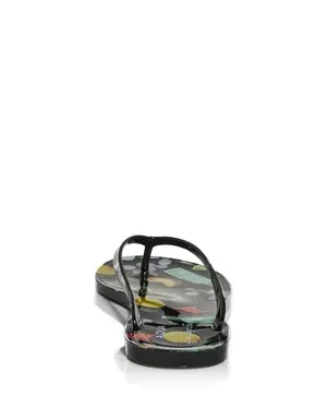 Aqua X Lisa Saya Gah Clrac Flip Flops Exclusive - Black Multi