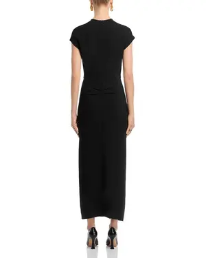 Tove Ennis Drape Dress - Black