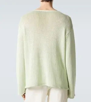 Giorgio Armani Linen And Cashmere-blend Sweater