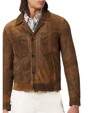 John Varvatos Carson Leather Jacket