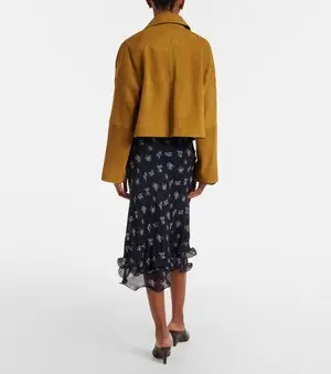Dorothee Schumacher Airy Daydream Midi Skirt - Blue