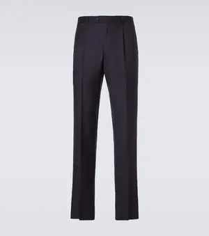 Rubinacci Virgin Wool Straight Pants