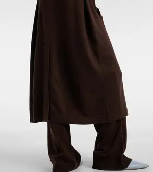 Jardin Des Orangers Wool And Cashmere Trench Coat - Brown