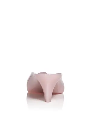 Chloé Jelly Mules With Knot Detail - Blush