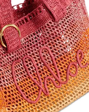 Chloé Summer Raffia Tote Bag