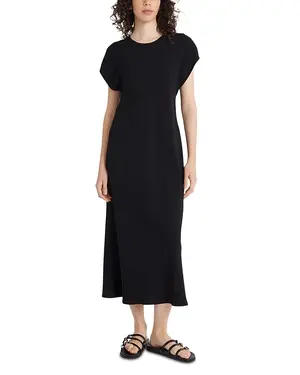 LUXELY Short Sleeve Maxi Dress