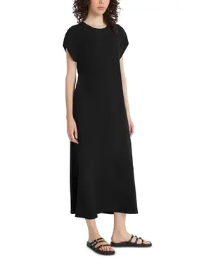LUXELY Short Sleeve Maxi Dress